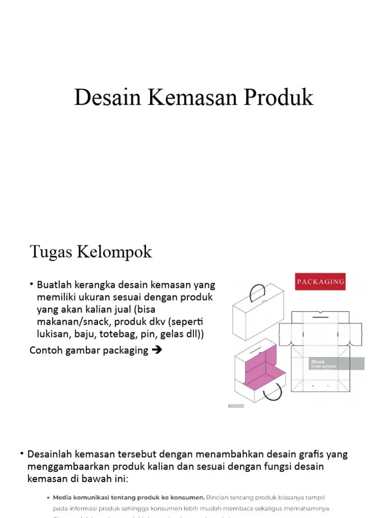 Desain Kemasan Produk | PDF