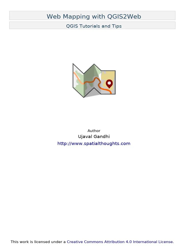 Web Mapping With Qgis2web Pdf Business Computers