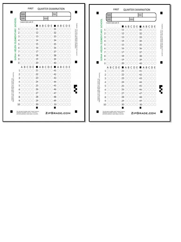 5 To 6 Answer Sheet Pdf