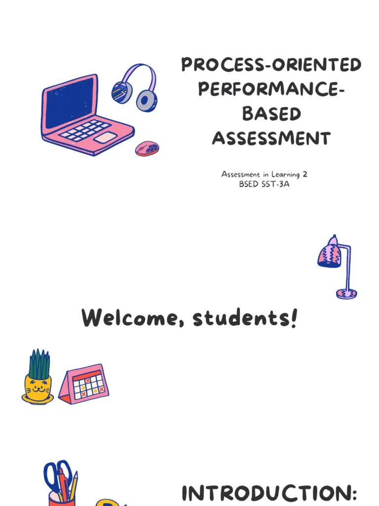 Process Oriented Performance Assessment Pdf Educational Assessment
