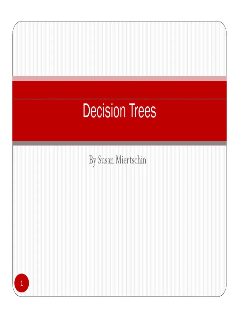 C4 5 Decision Tree Algorithm Pdf Computer Programming Applied