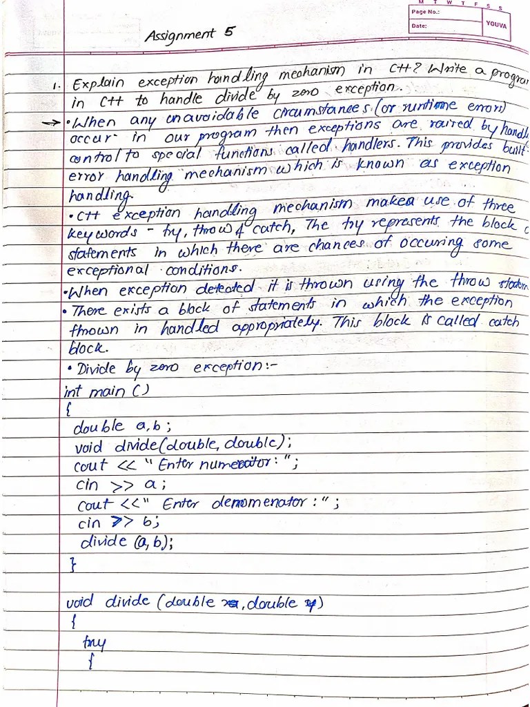 Oop Assignment 5 And 6 Pdf