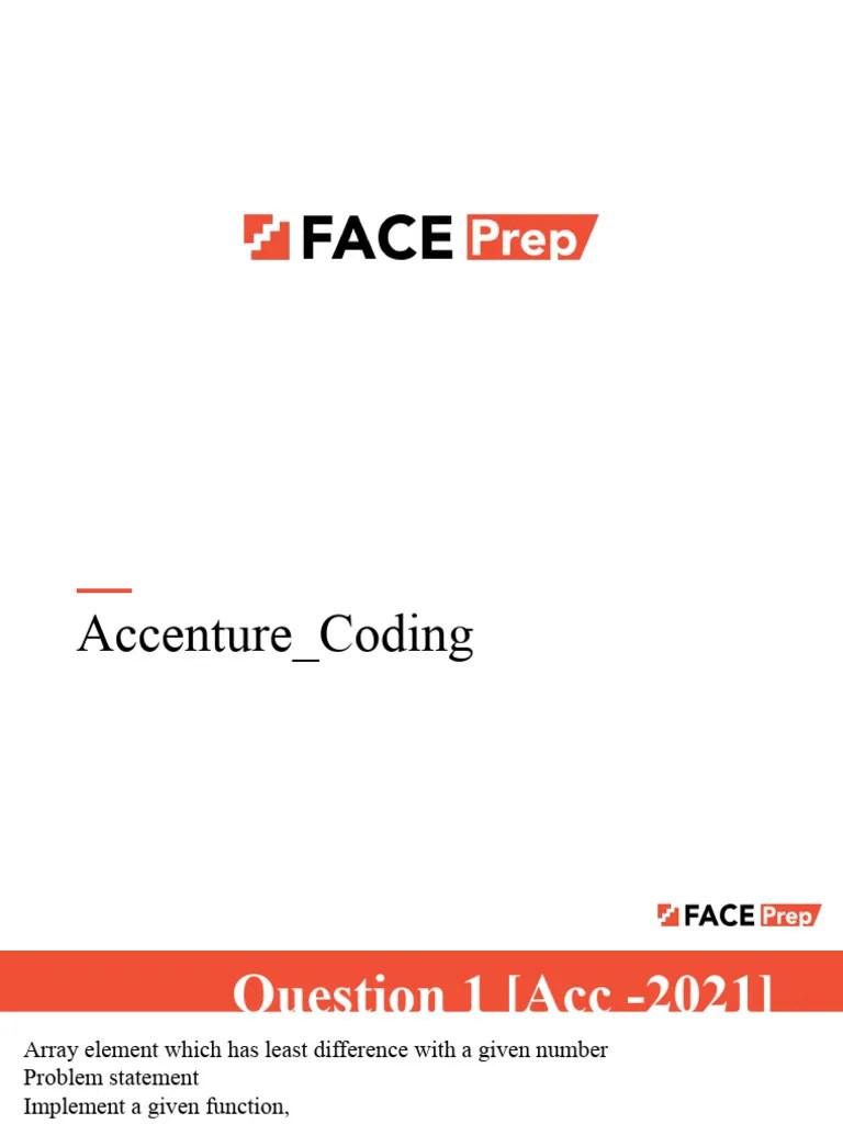 Accenture Coding Final1 | PDF | Integer (Computer Science) | Parameter ...