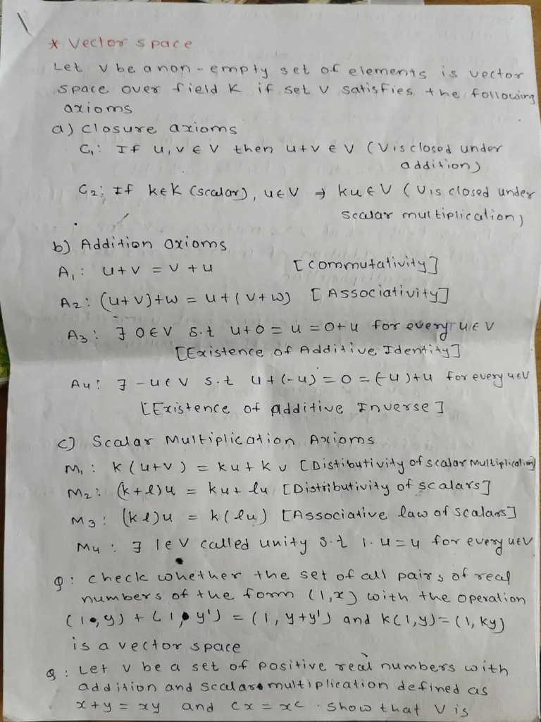 Vector Spaces 1 Pdf Basis Linear Algebra Linear Map
