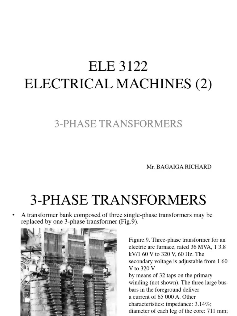 Electrical Machines Lecture 4 Pdf