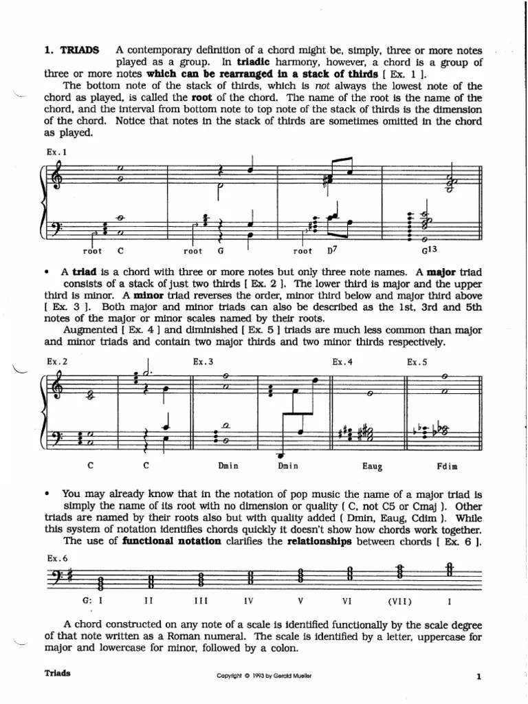 Diatonic Harmony Pdf