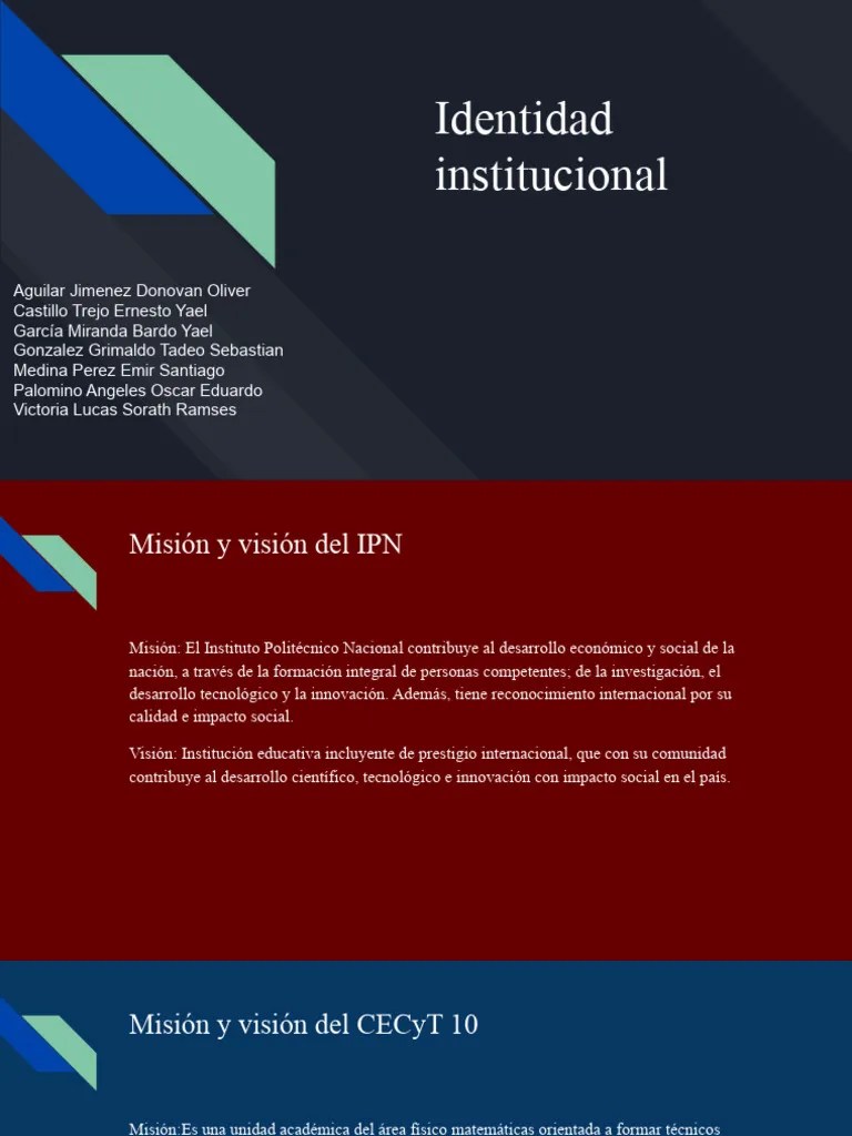 Identidad Institucional | PDF