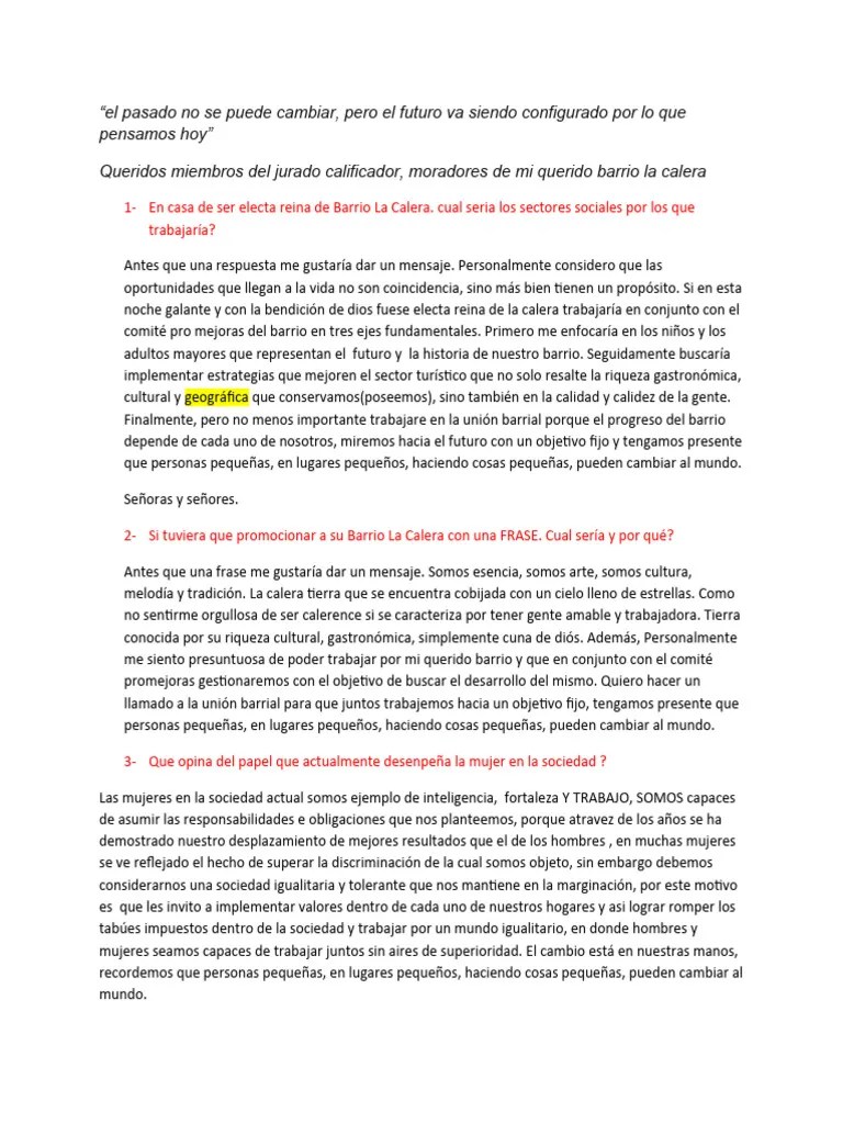 Preguntas Reinado | PDF