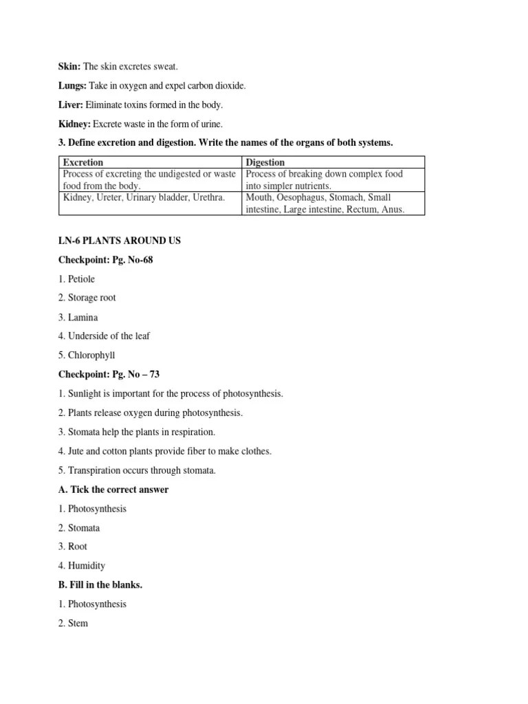 Grade 4 Notes Ln 6 Pdf