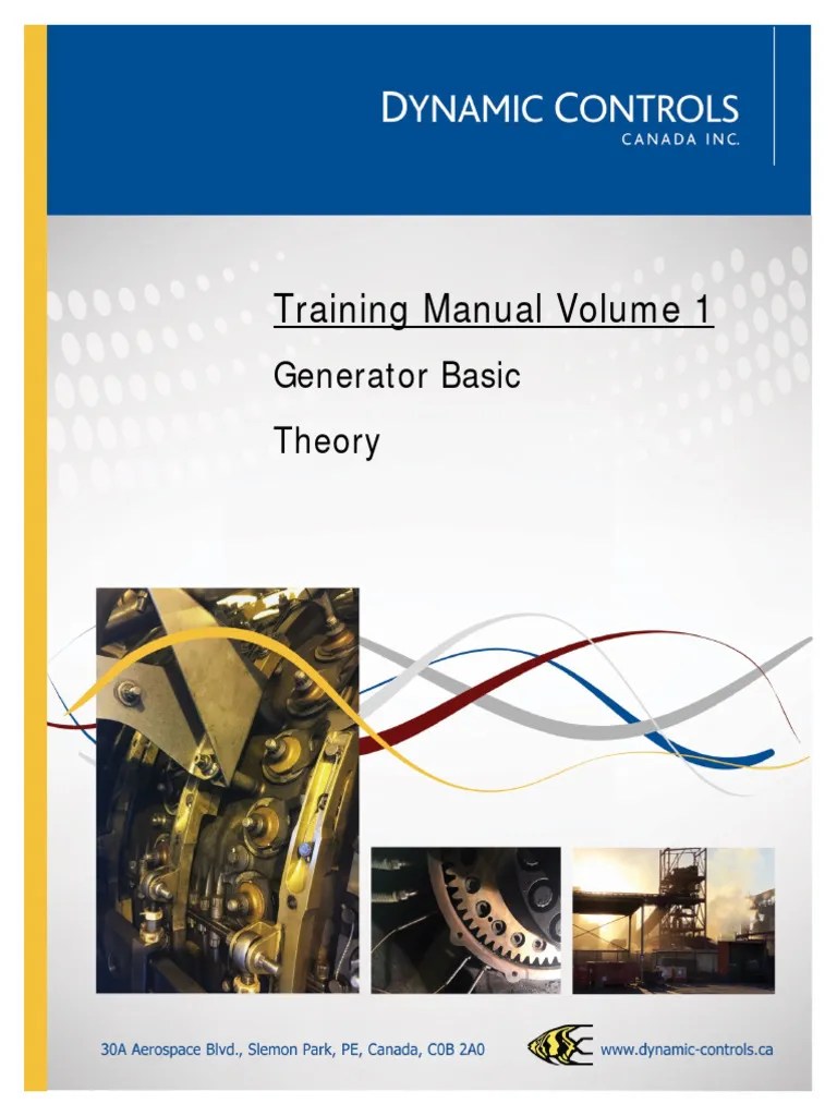 Generator Training Manual Overview Pdf Electric Generator