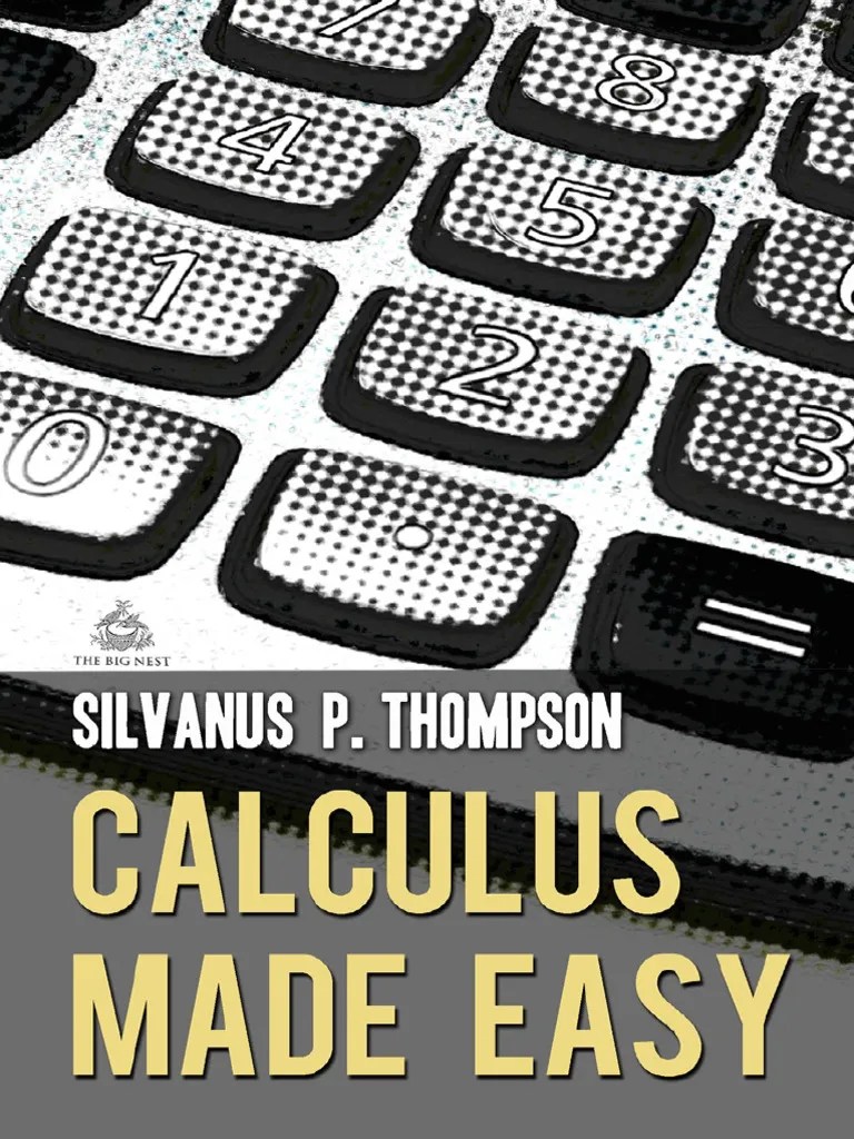 Calculus Made Easy Another Version Pdf