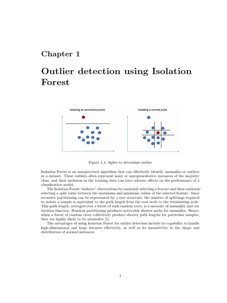 Isolation Forest For Outlier Detection Pdf Computers
