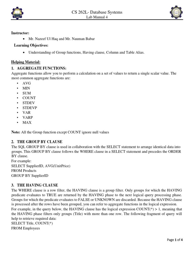 Lab Manual Week 04 Pdf Computer Programming Computing