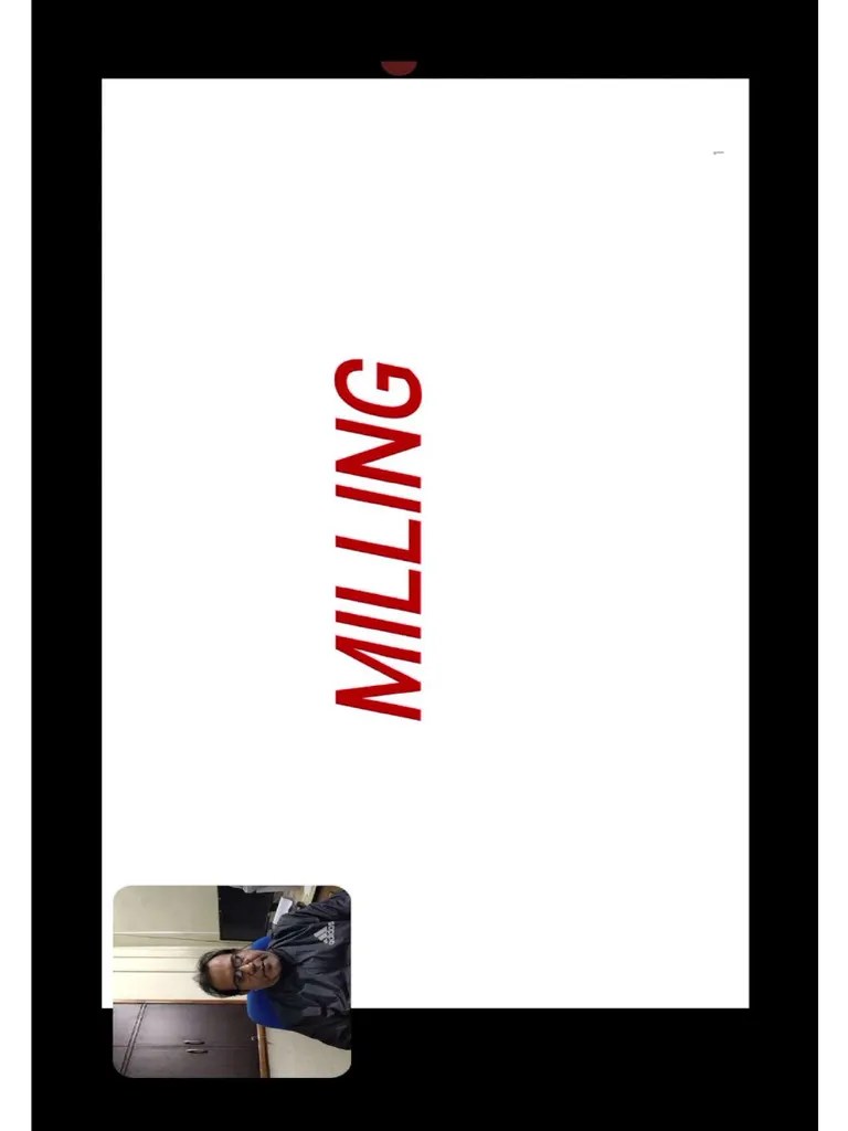 Milling Pdf