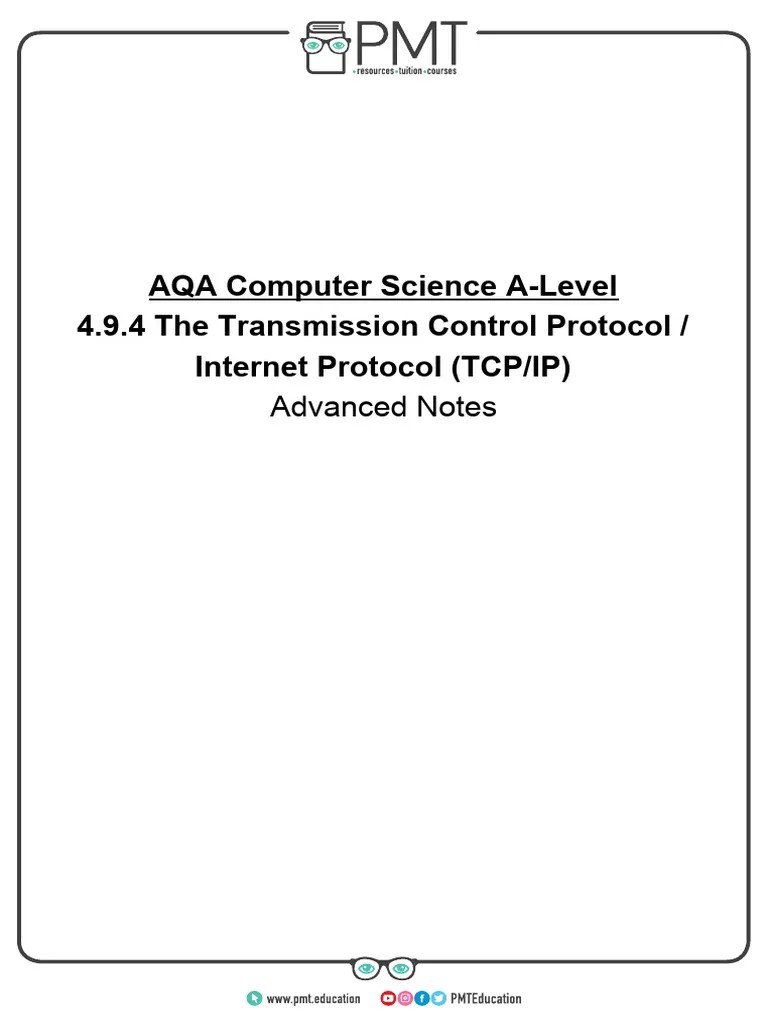 9 4 The Transmission Control Protocol Internet Protocol Tcp Ip