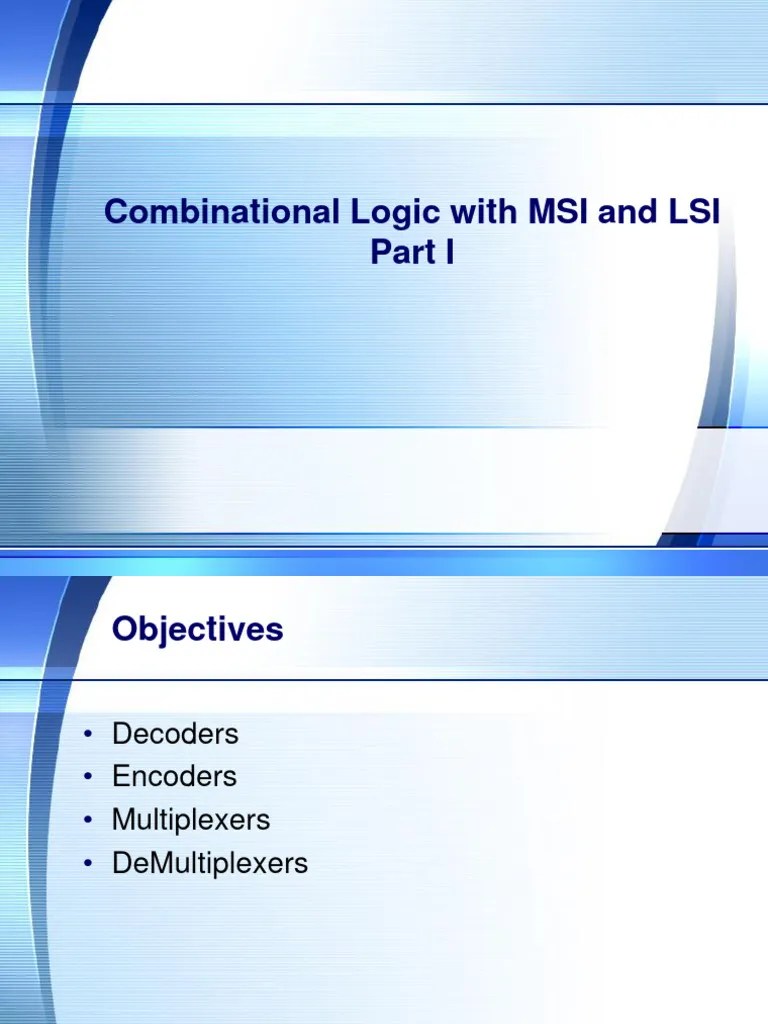 Combinational Circuits 3 Pdf Electronic Design Electronic