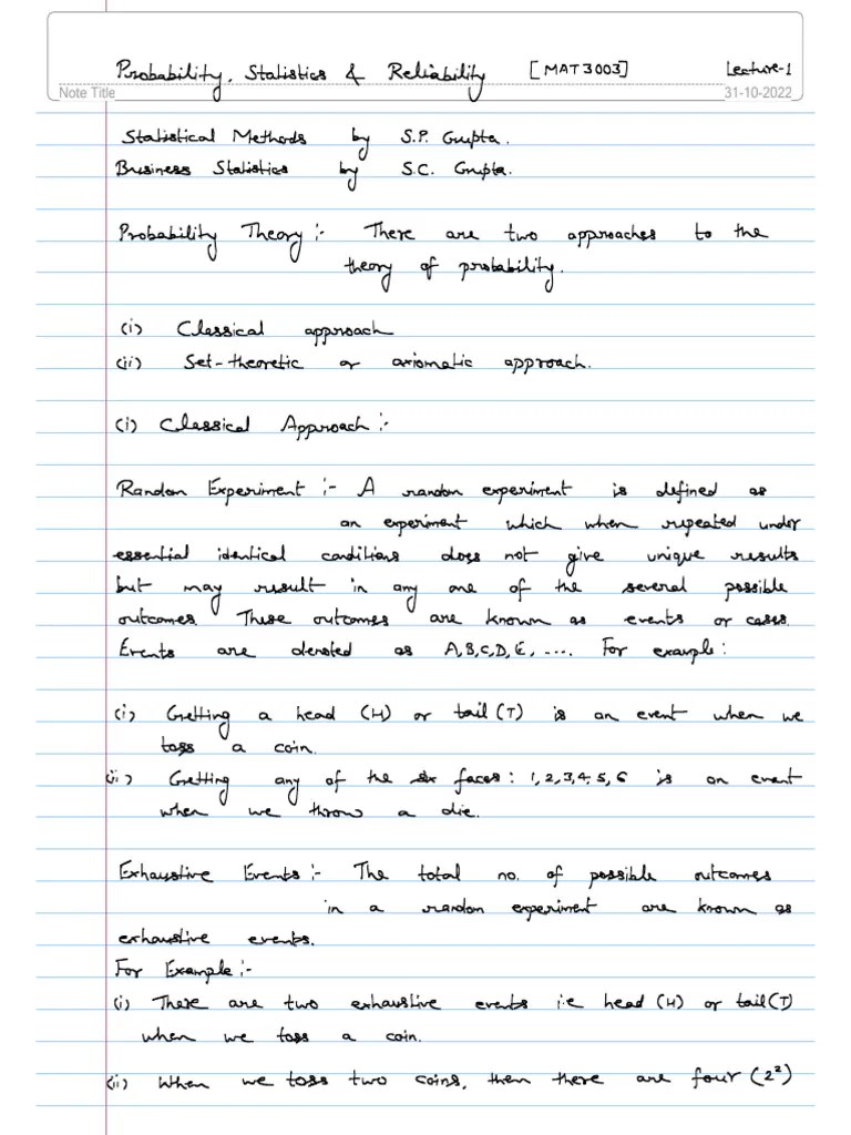 Lecture 1 Pdf