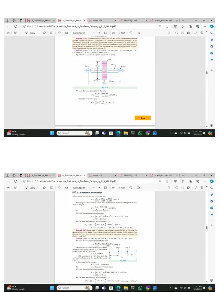 Spur Gear Pdf