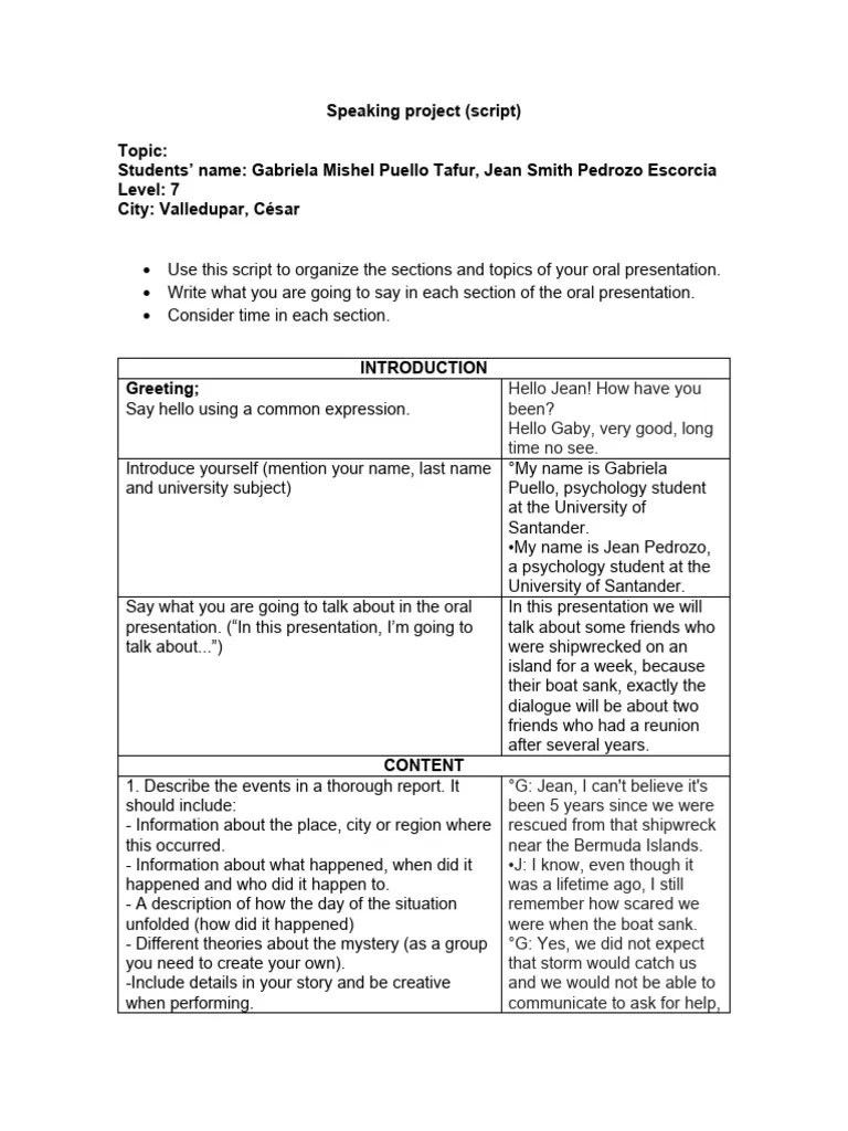 Formato Script Level 7 Pdf