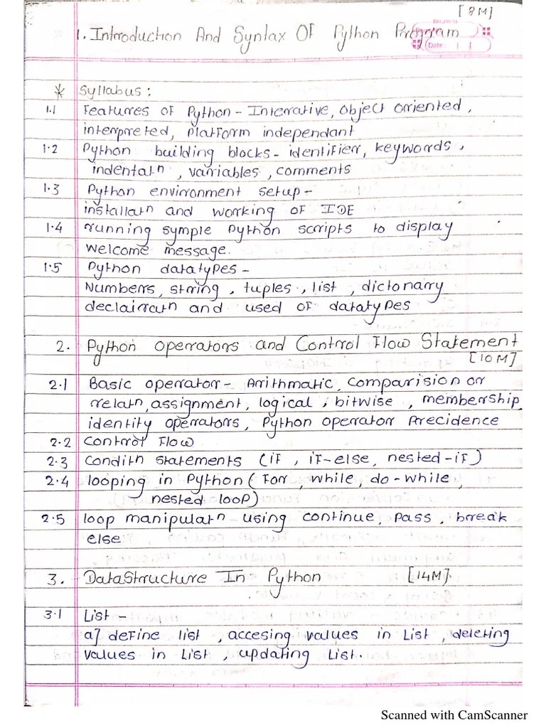 Pwp Notes Shilpa Pdf