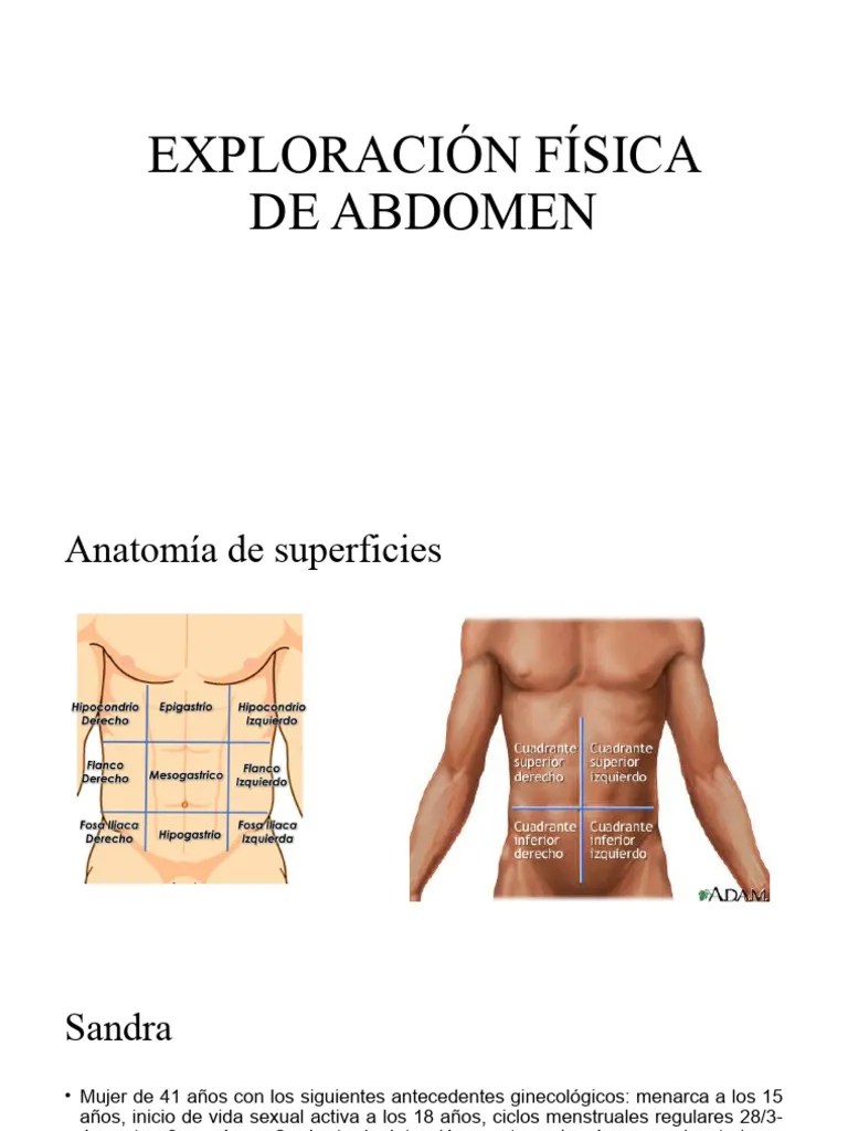 Exploración Física De Abdomen Pdf Estreñimiento Abdomen