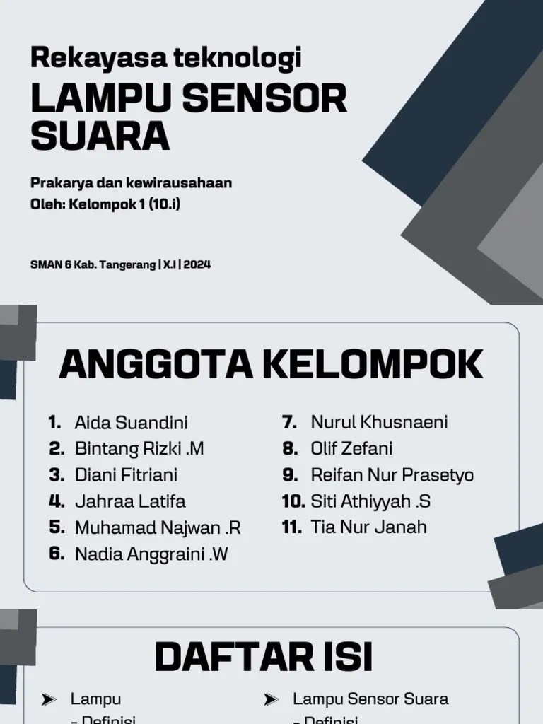 Kelebihan Lampu Sensor Suara Pdf
