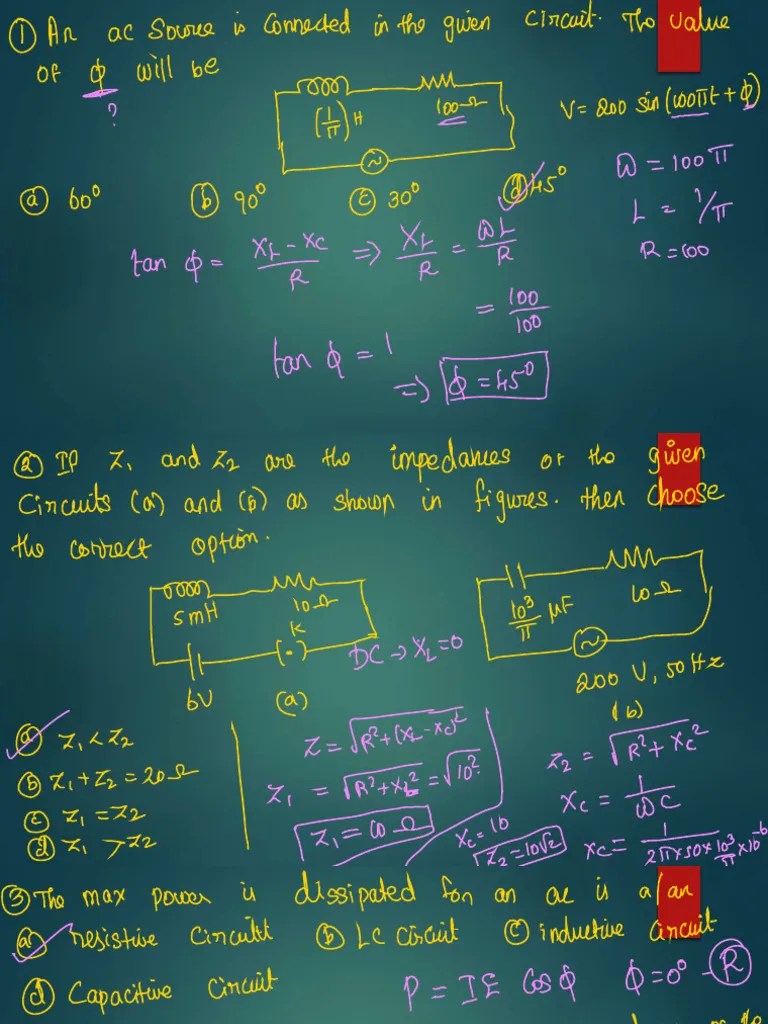 Ac Pyq Pdf