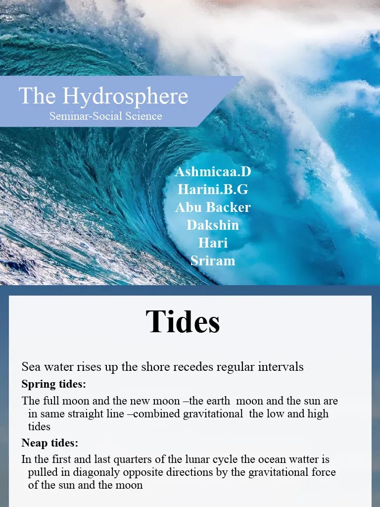 Tides Pdf Oceans Tide