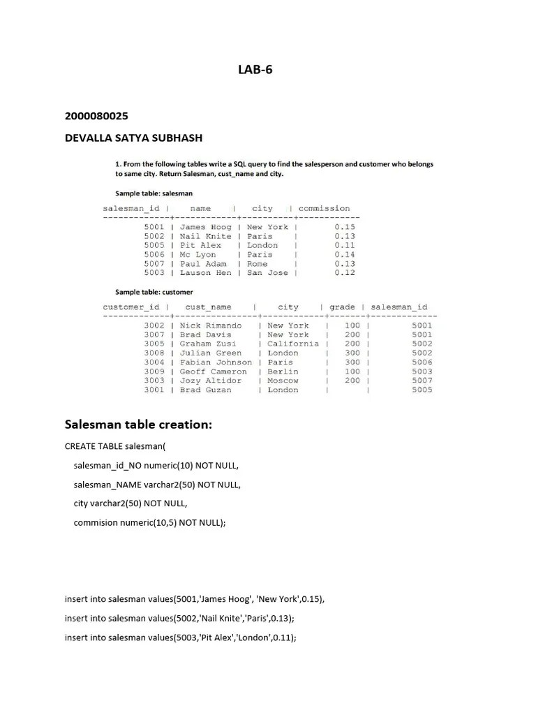 Dm Lab 6 Pdf Ignorance Data Management