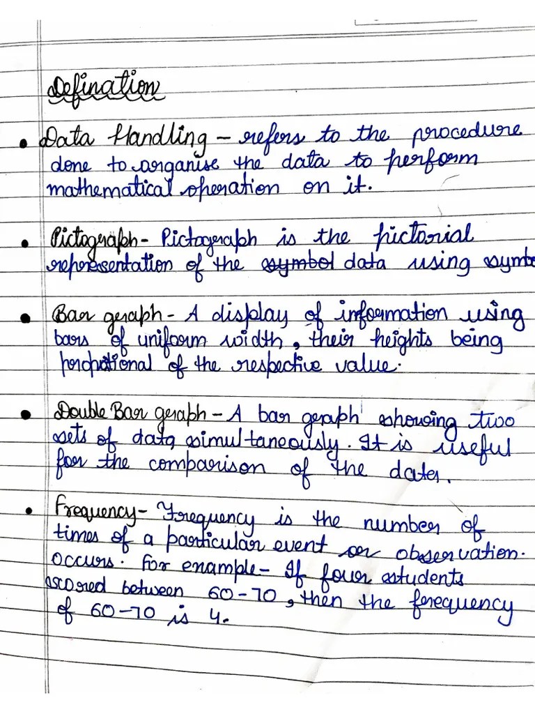 Ch 5 Data Handling Pdf