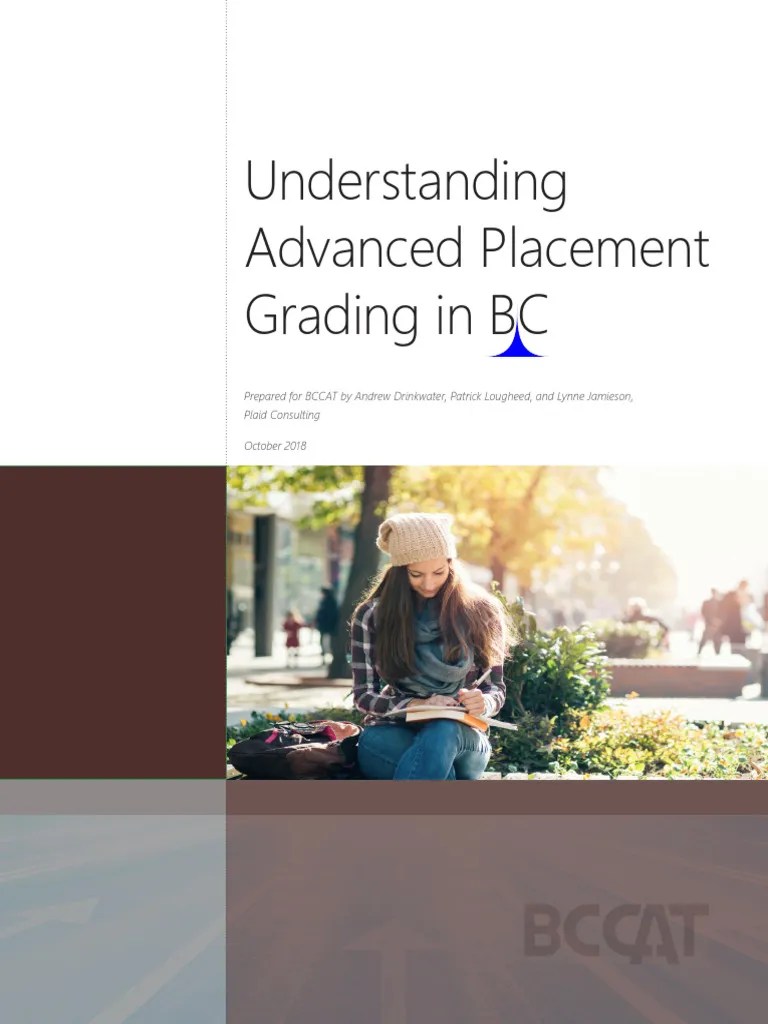 Understanding Ap Grading In Bc Pdf Advanced Placement University