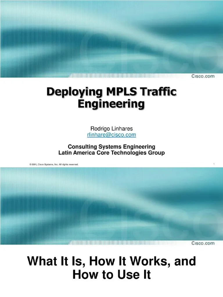 Traffic Engineering Pdf