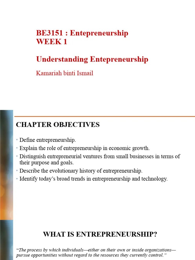 Introduction To Entrepreneurship Concepts Pdf Entrepreneurship