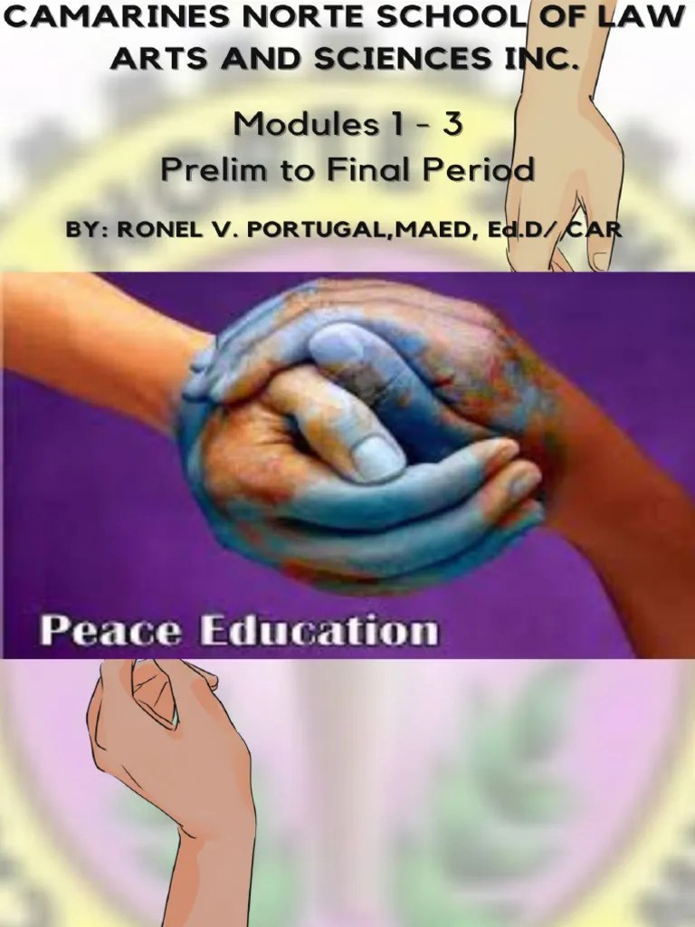 Modules In Peace Education Pdf