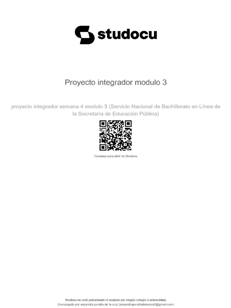 Proyecto Integrador Modulo 3 Proyecto Integrador Modulo 3 Pdf