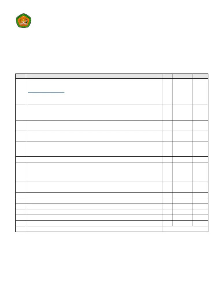 Formulir Persyaratan Yudisium Pdf