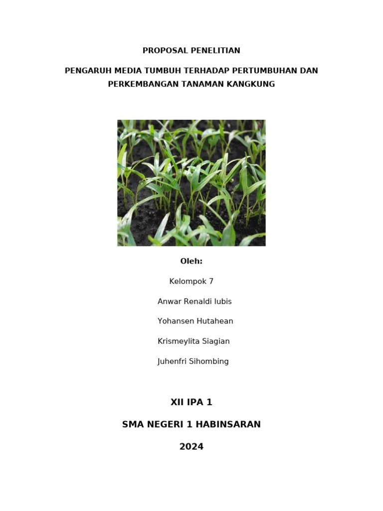 Proposal Biologi Pdf Asian Cuisine Crops