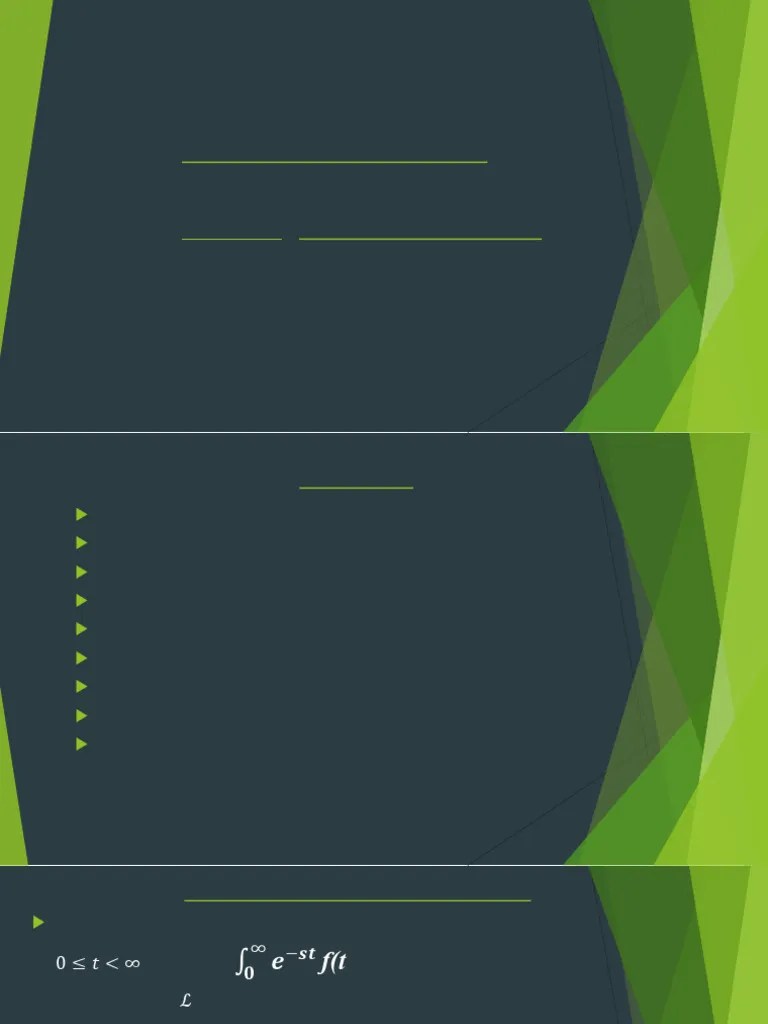 Unit5 - Laplace Transform | PDF