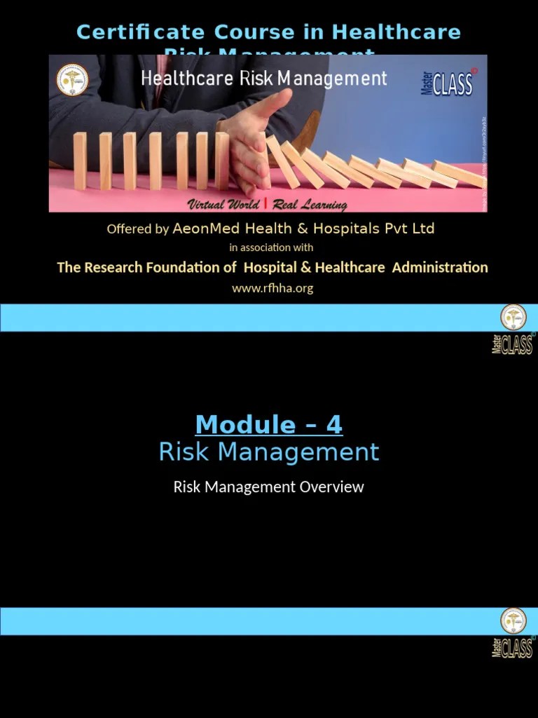 4 1 Risk Management Overview Pdf