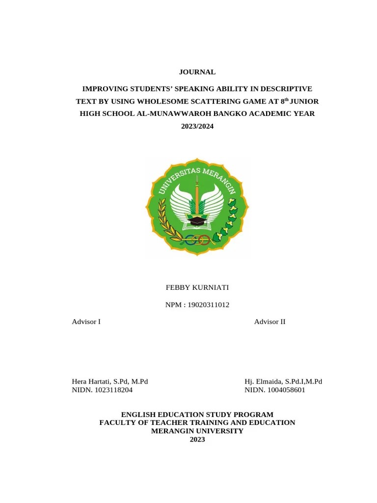 Jurnal Cover Fix Pdf