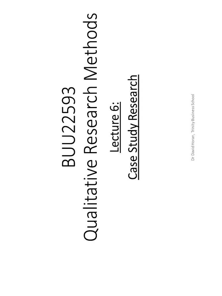 Case Study Pdf