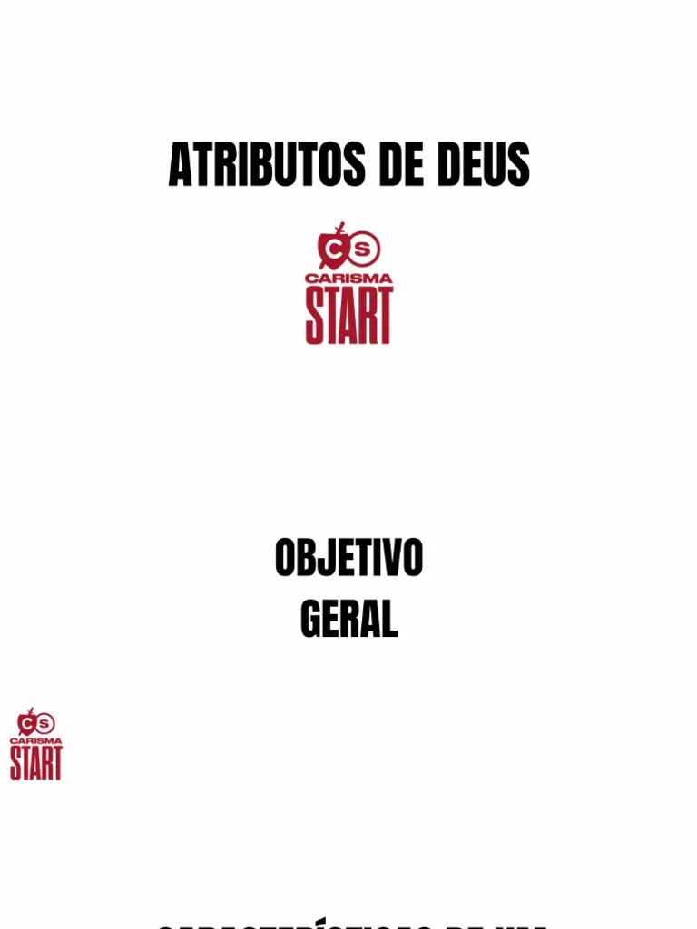 Aula 01 Atributos De Deus Pdf