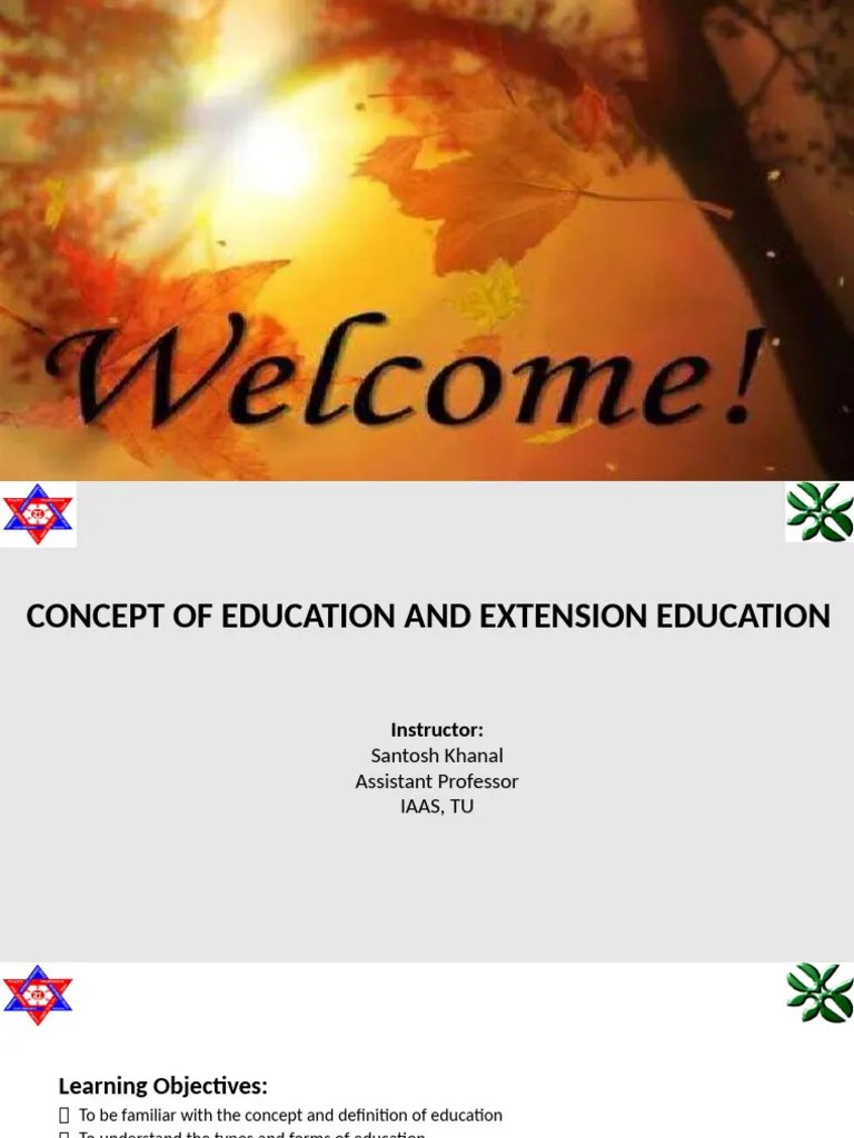 1 Extension Education Pdf