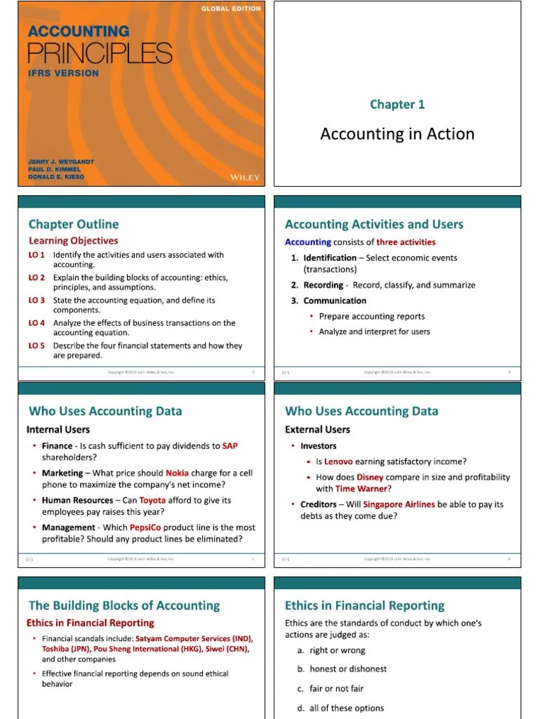 Ch 01 Accounting In Action Std Pdf