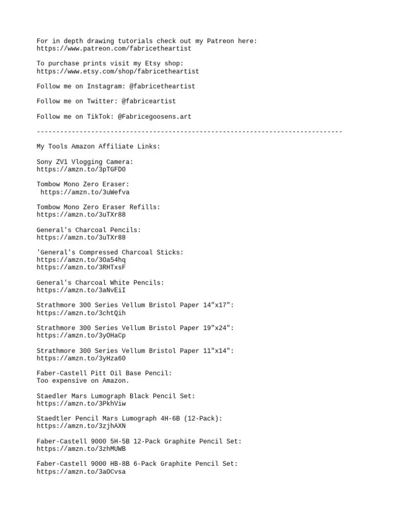 Amazon Tools List Pdf