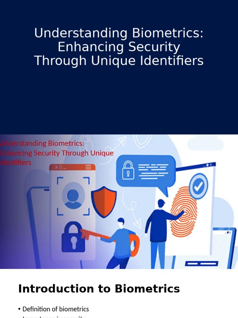 Understanding Biometrics Pdf