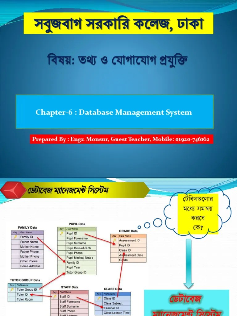Ict Class Part 2 Pdf Pdf Databases Data Management Software