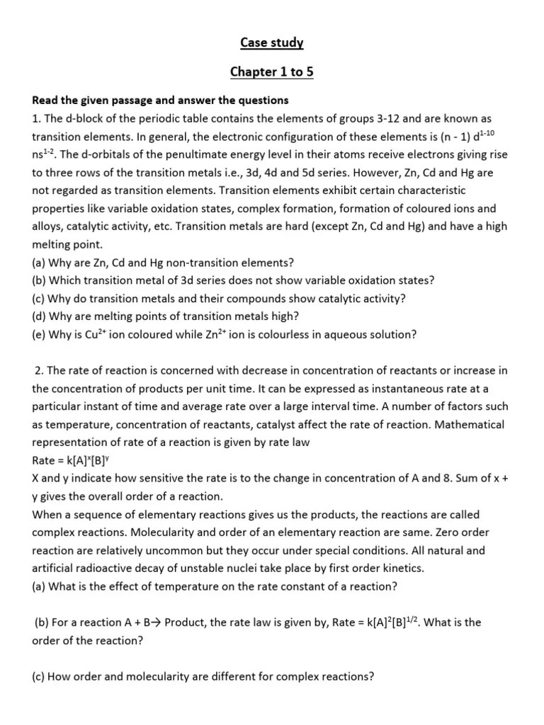 Case Study Chap 1 To 5 Pdf