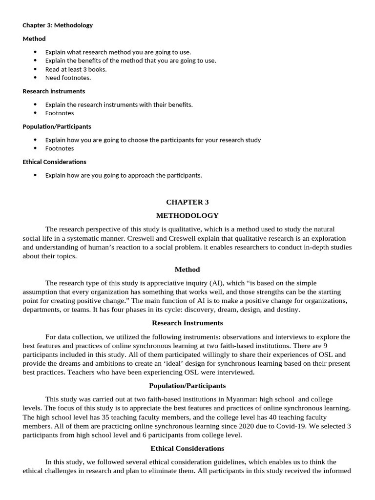 Chapter 3 Sample Pdf