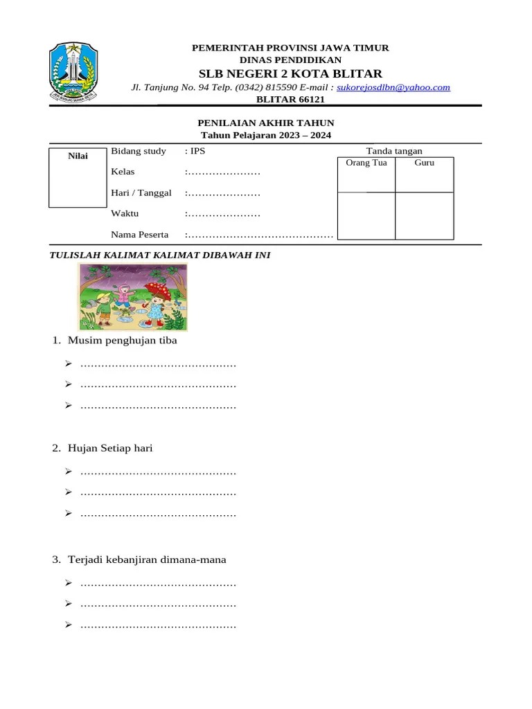 Soal Slb Pdf